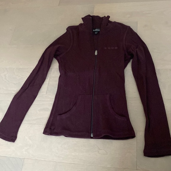 bebe | Jackets & Coats | Y2k Bnwot Bebe Logo Zip Up Track Jacket Size ...
